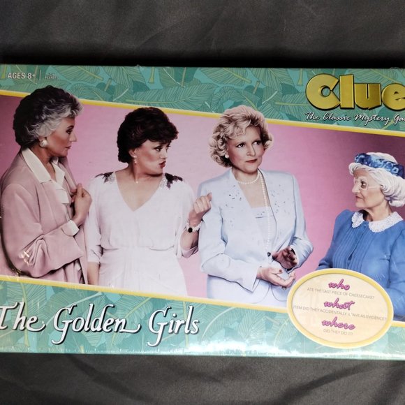Hasbro | Games | Brand New Sealed Golden Girls Edition Clue Mystery ...